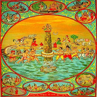 The symbolism of the Churning of the Ocean – Hindu Voice UK
